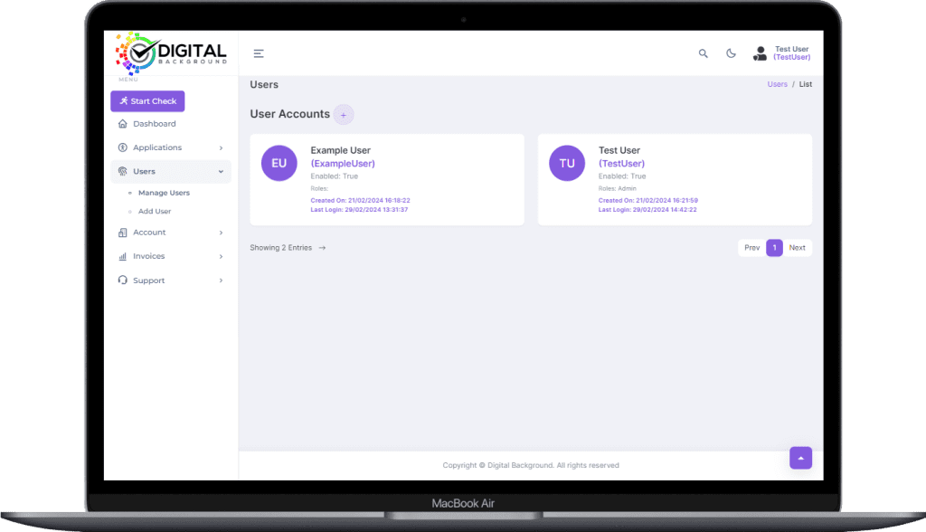 Online System Screens | Digital Background