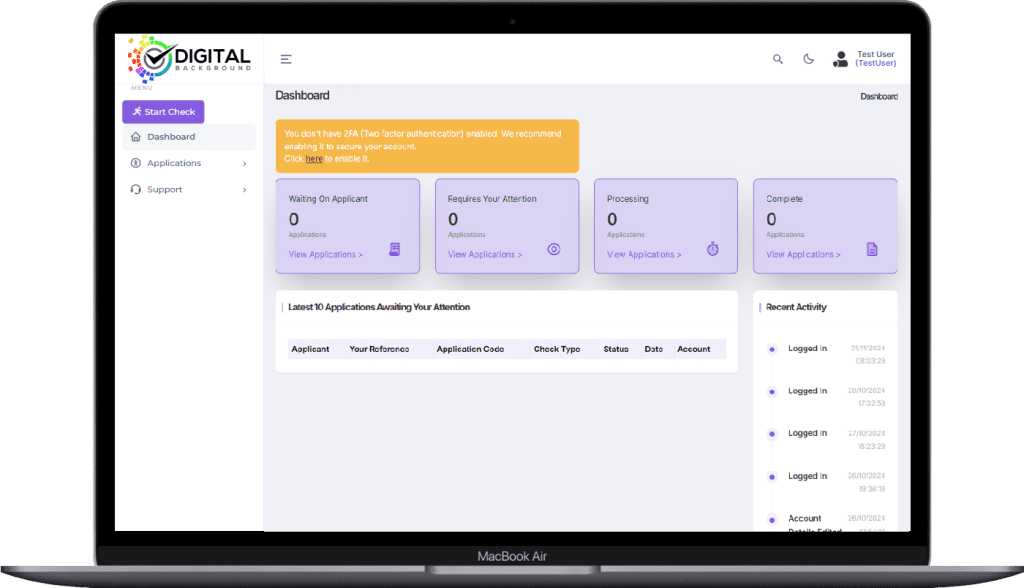 Online System Screens | Digital Background